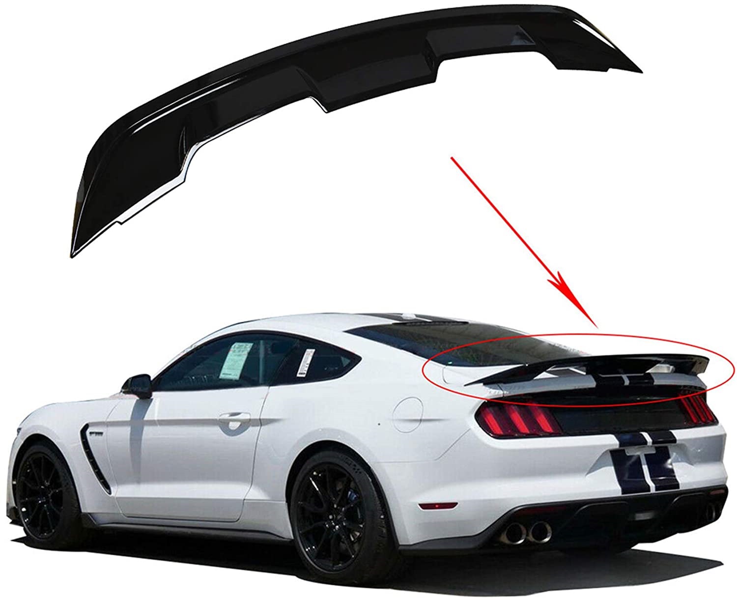 Ford Mustang 2015-2020 GT500 Spoiler - Aktepe Shop - Oto Müzik Görüntü ...