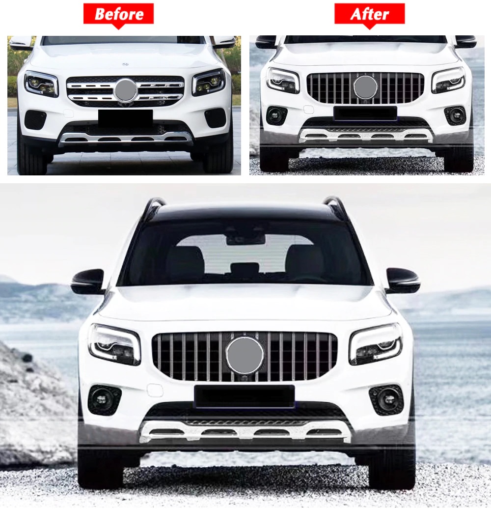 Mercedes-Benz GLB X247 2019 - 2023 için Kameralı Chrome GTR Panjur ...