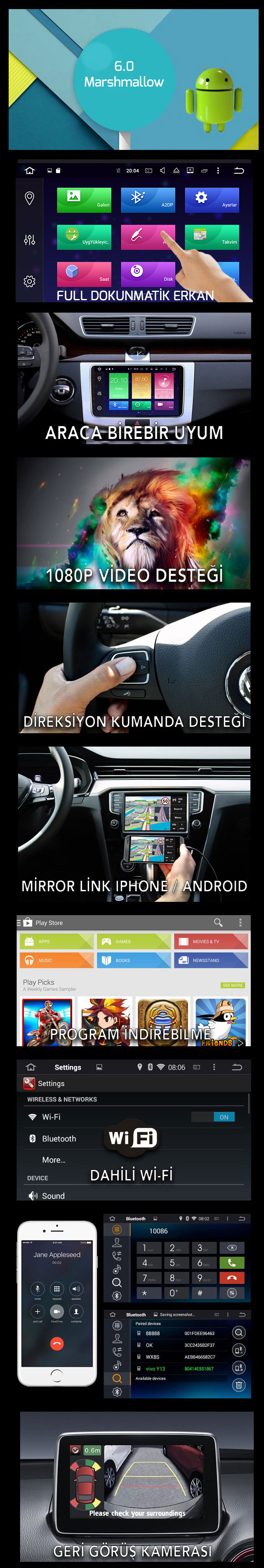 Audi A3 Android 6.0 Multimedya Sistemi - Aktepe Shop - Oto Müzik ...